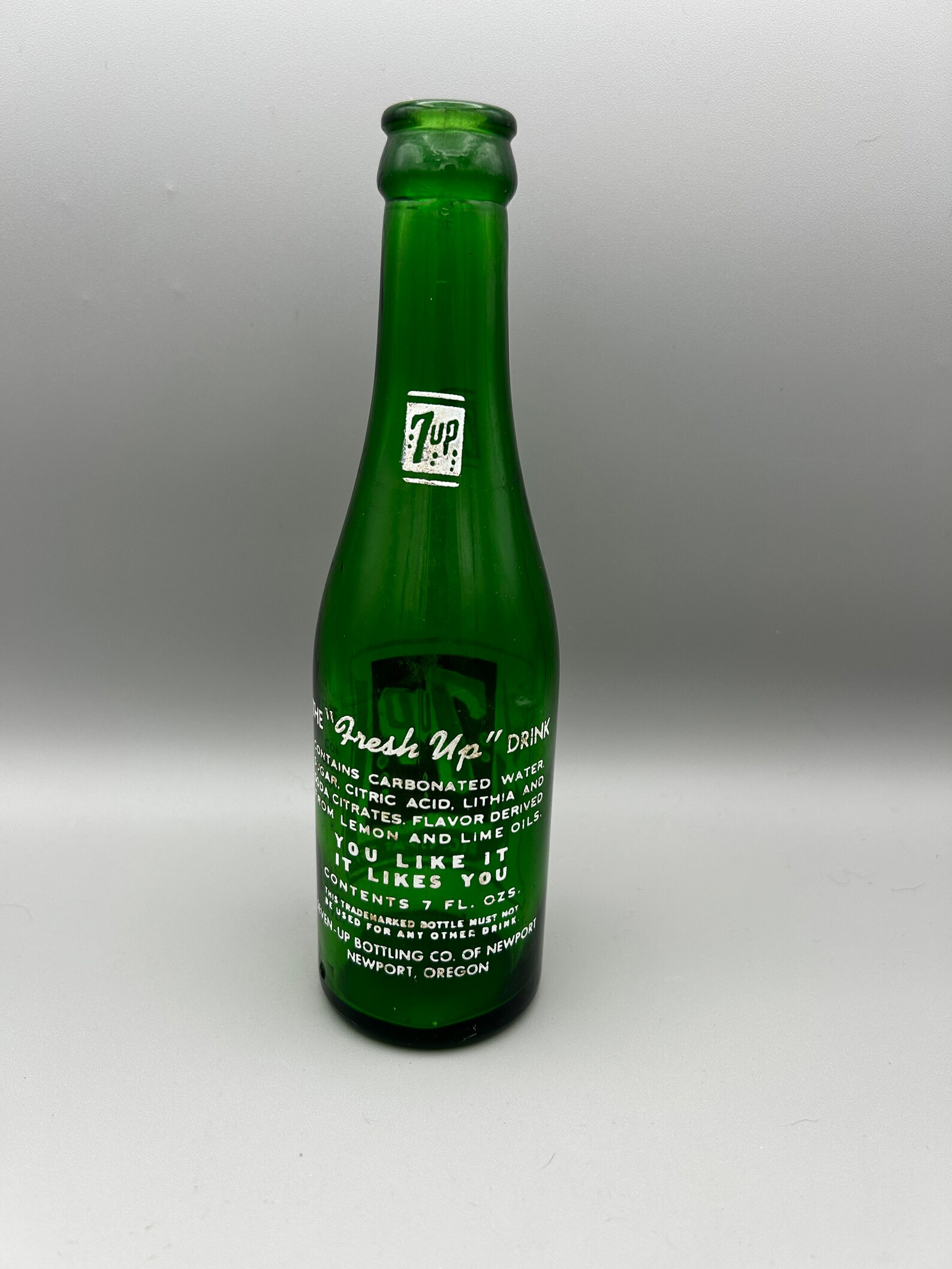 Vintage 7 Ounce Newport, Oregon 7up Bottle - Etsy