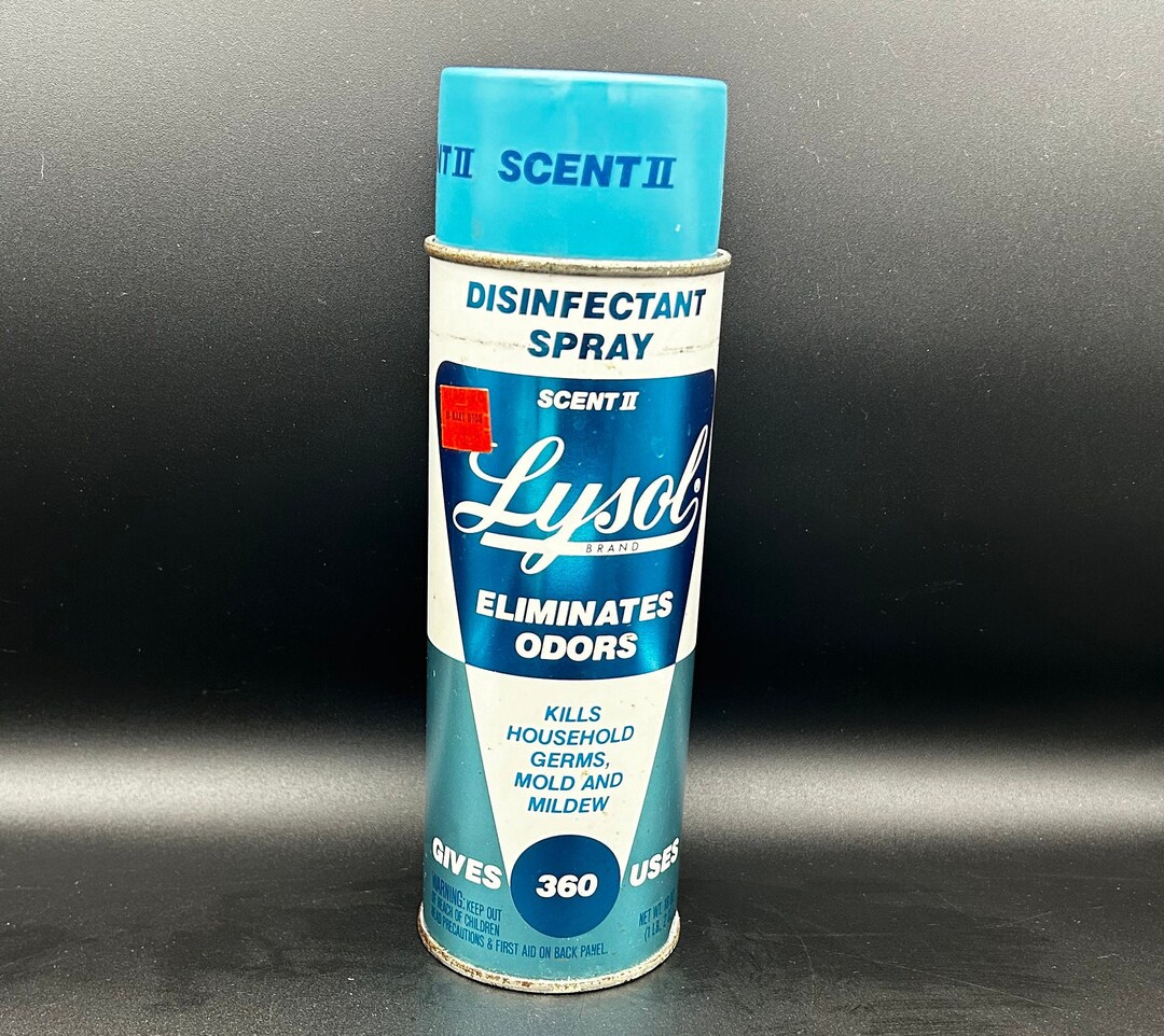 Vintage Lysol Scent II Disinfectant Spray Can - Etsy