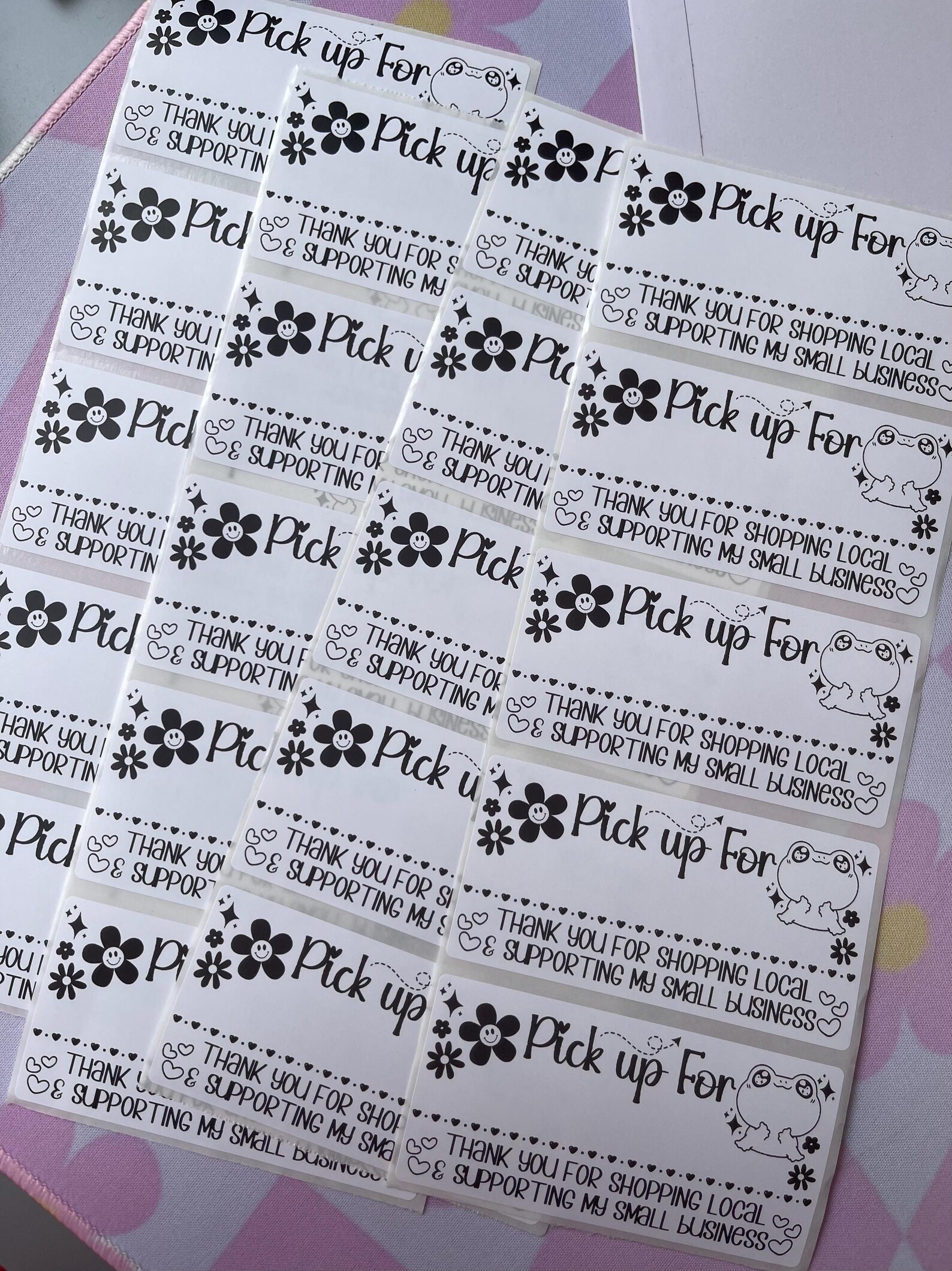 Local Pick up Stickers 100mm X 50mm | Small Business Stickers | Thermal ...