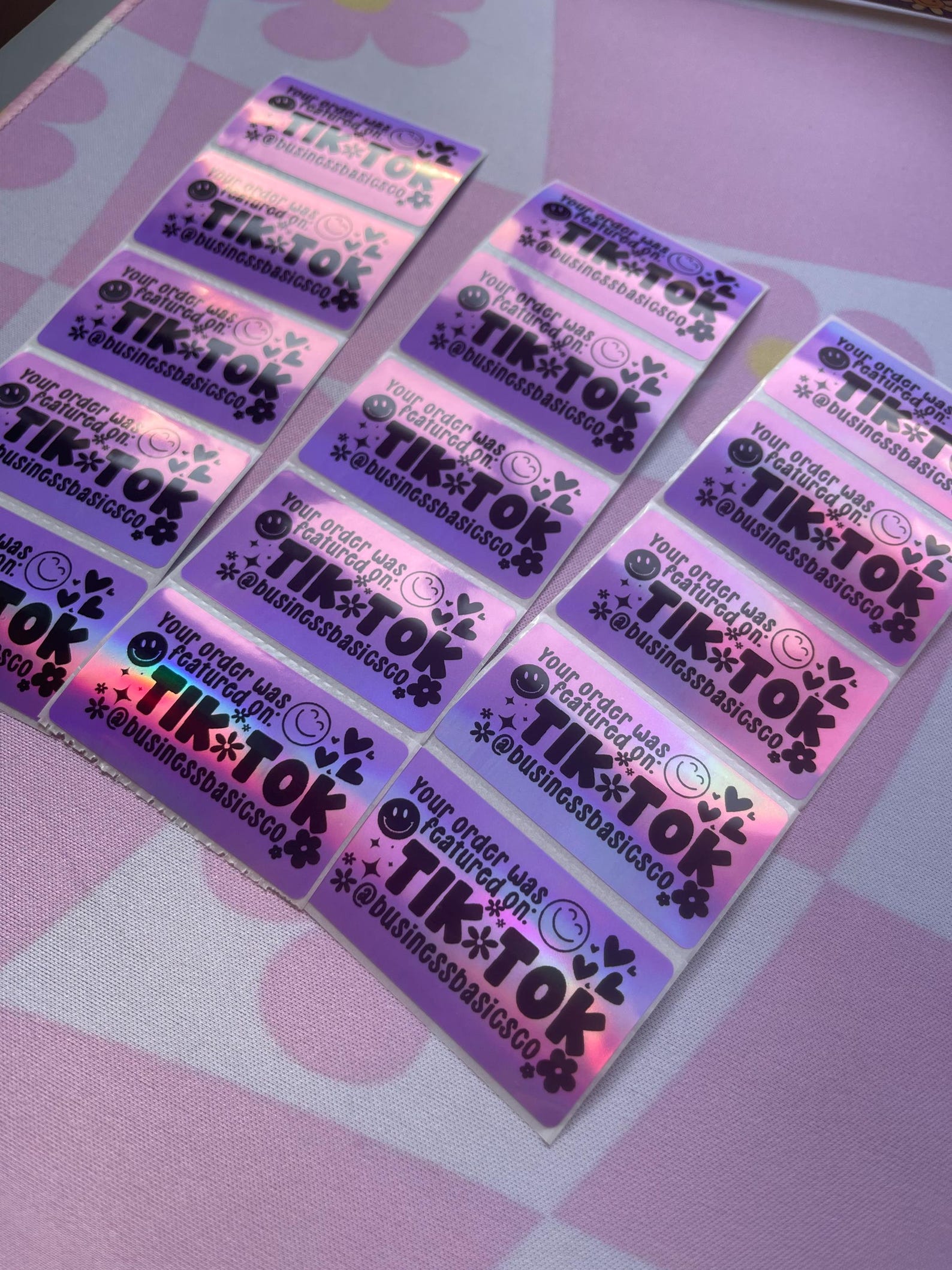 Personalised Tik Tok STICKERS | Packaging Stickers| Packaging Labels ...