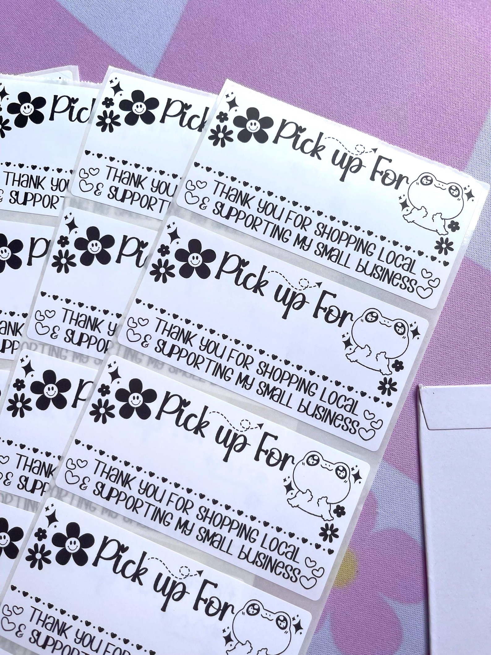 Local Pick up Stickers 100mm X 50mm | Small Business Stickers | Thermal ...