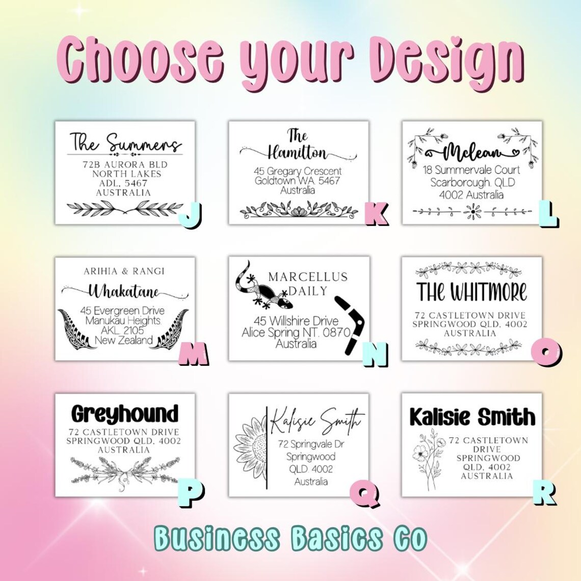 Address Labels | Return Address Stickers | Custom Guest Return Address ...
