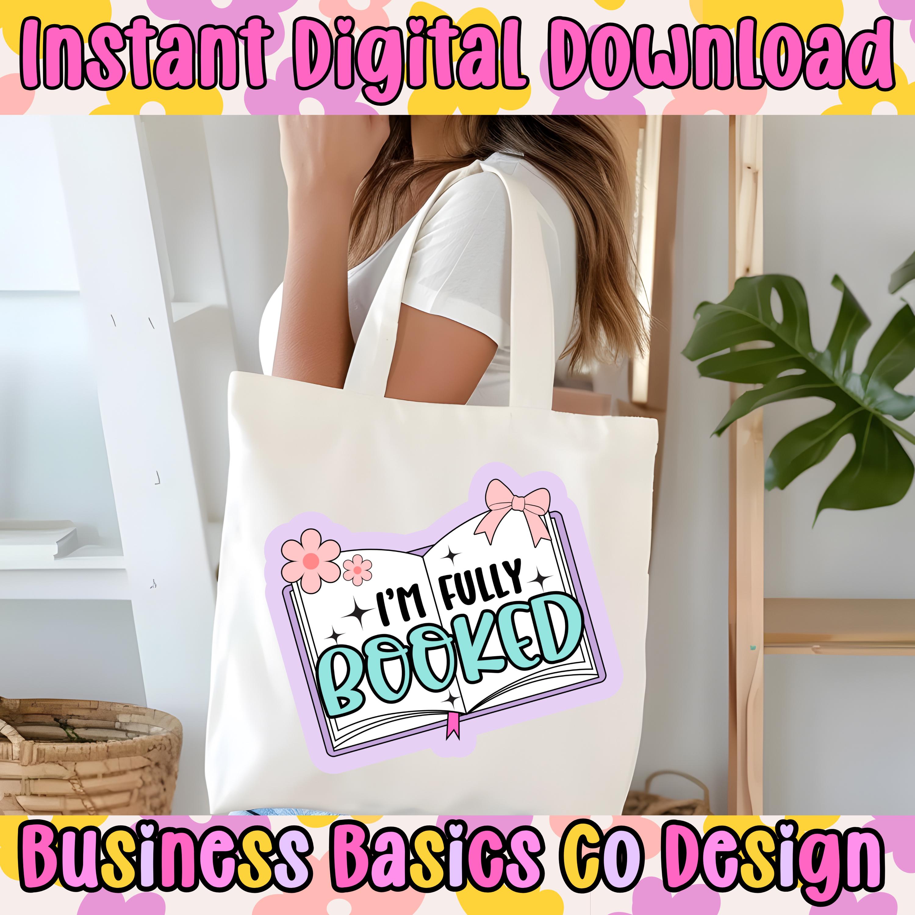 I'm Fully Booked PNG/SVG| Digital Download | DTF Design Stickers ...