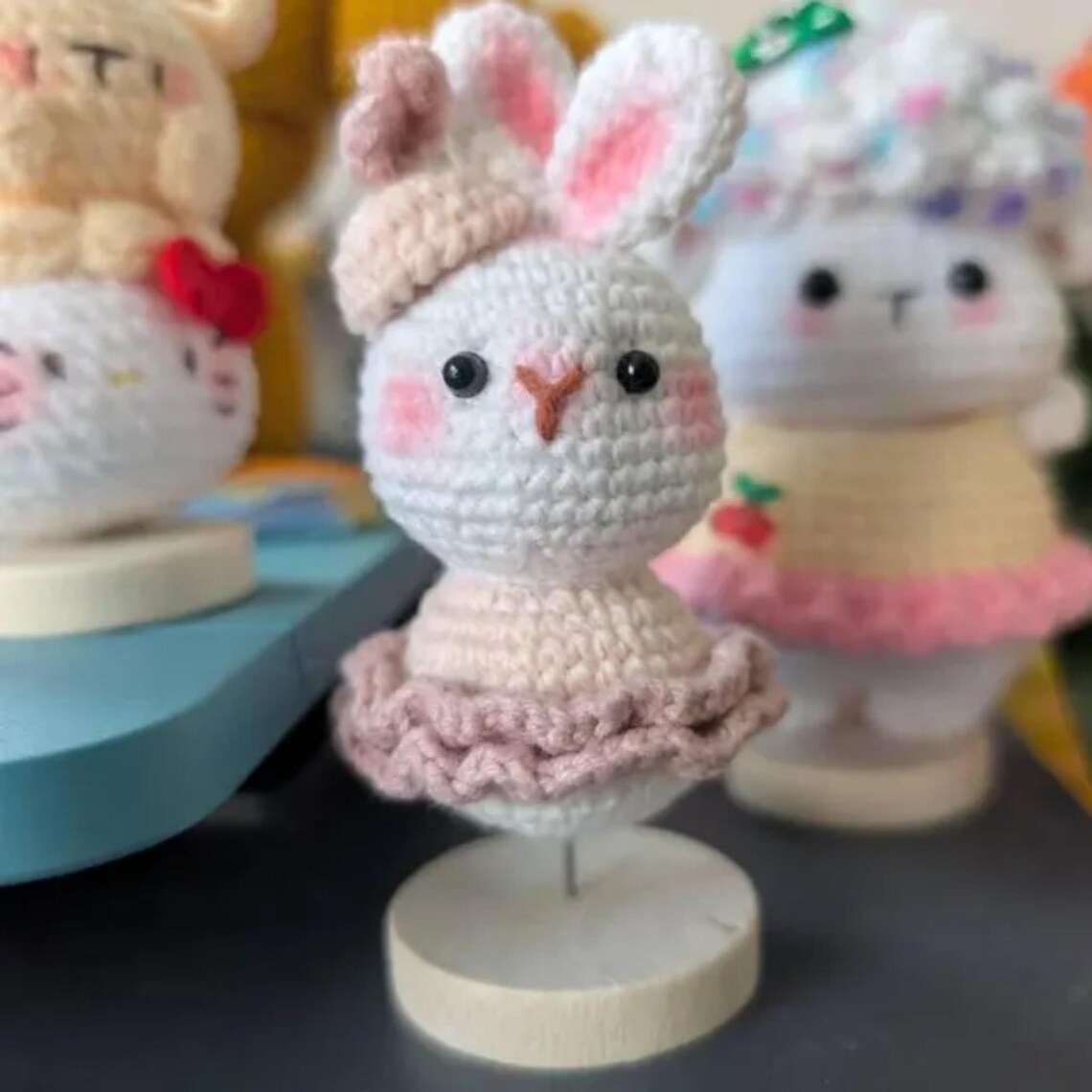 Ballet Bunny Crochet Pattern: Amigurumi Rabbit Plushie (PDF Pattern) - Etsy