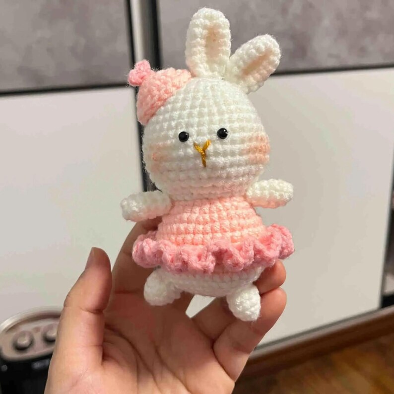 Ballet Bunny Crochet Pattern: Amigurumi Rabbit Plushie (PDF Pattern) - Etsy