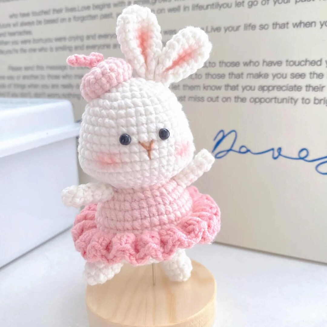 Ballet Bunny Crochet Pattern: Amigurumi Rabbit Plushie (PDF Pattern) - Etsy