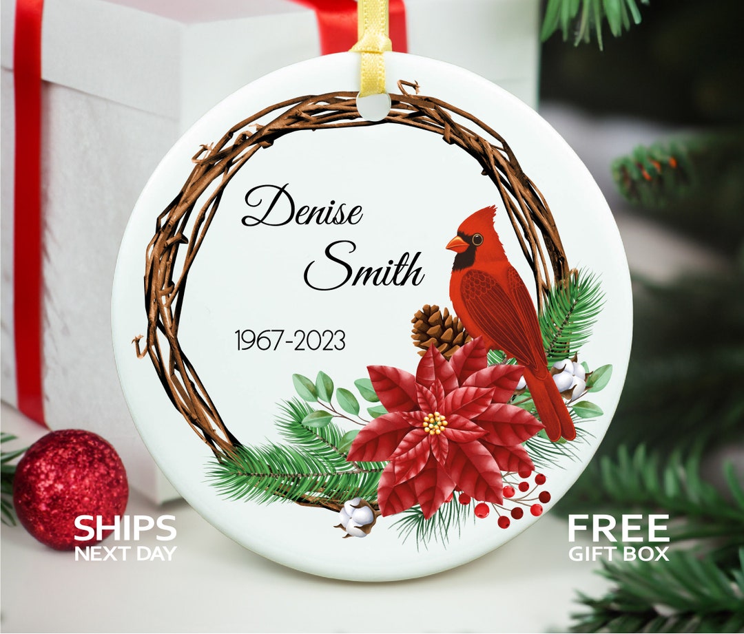 Personalized Sentimental Ornament in Loving Memory of Loved - Etsy