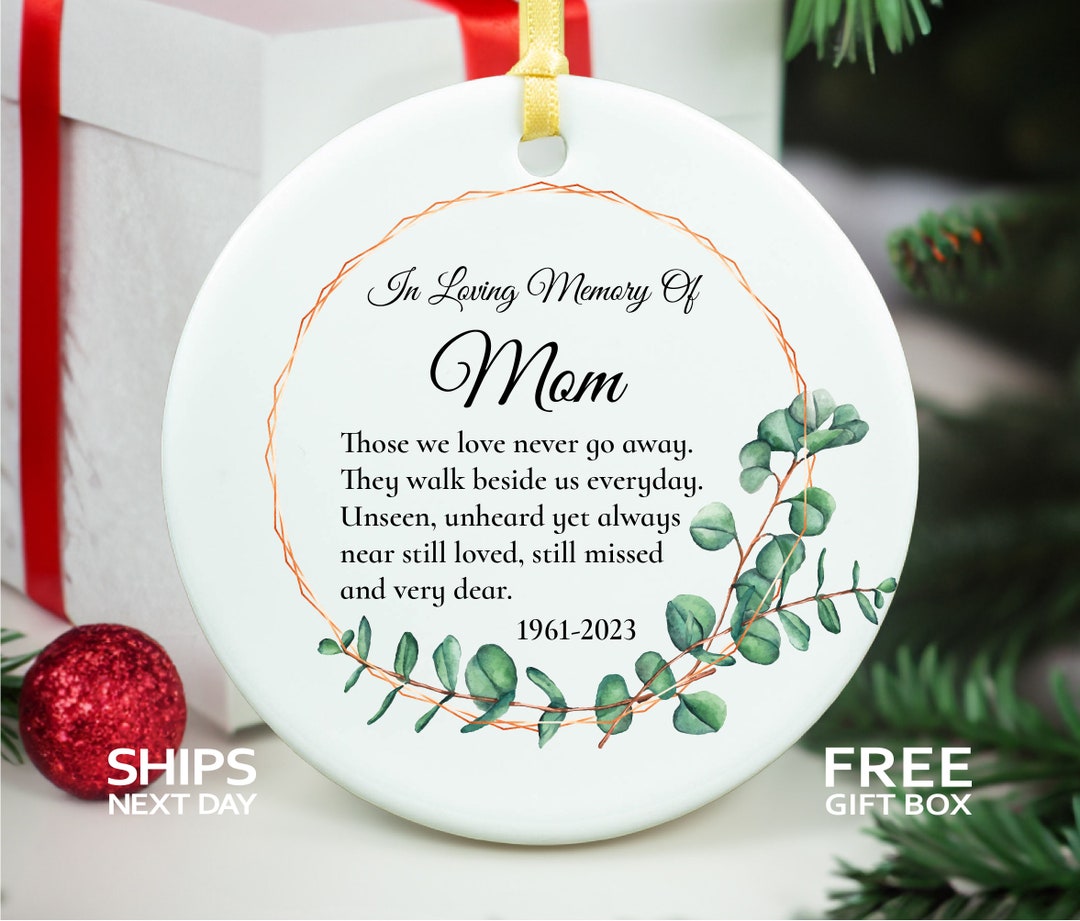 Mom Memorial Ornament in Loving Memory of Loved Ones Ornament ...