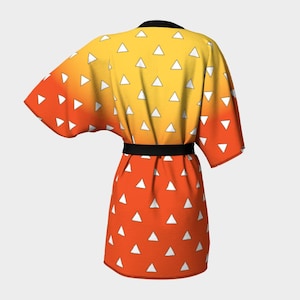 Zenitsu Inspired Kimono Robe - Become Anime Series - Etsy