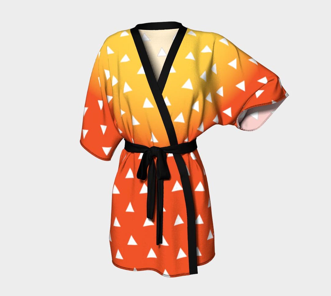 Zenitsu Inspired Kimono Robe - Become Anime Series - Etsy