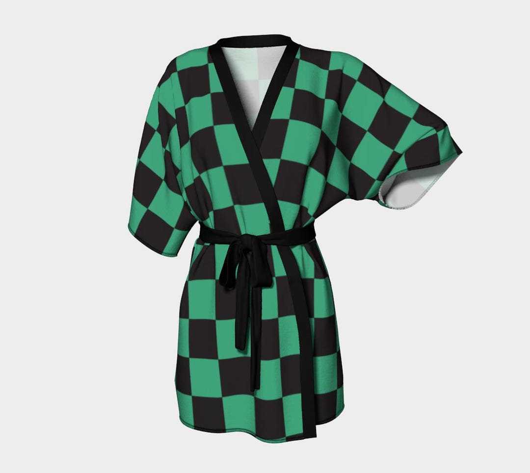 Tanjiro Inspired Kimono Robe - Become Anime Series - Etsy