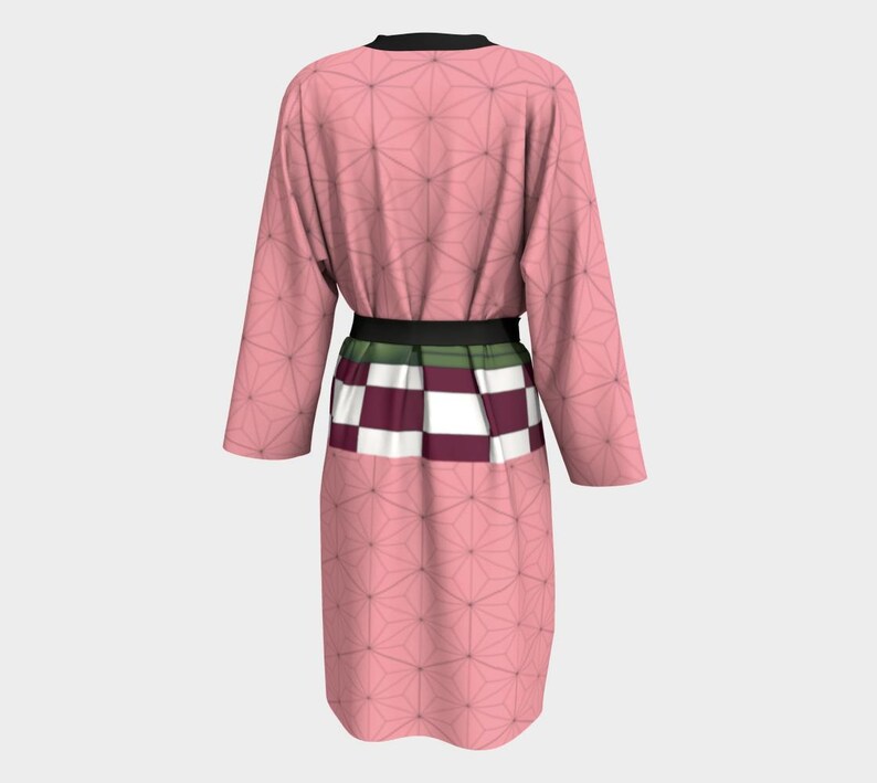 Nezuko Inspired Kimono Robe Become Anime Series - Etsy