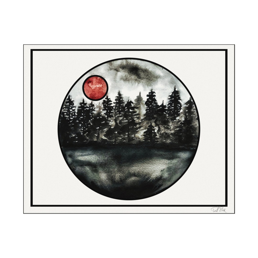 Bad Moon Fine-art Print Art Artwork Decor Wall Art Unframed Poster Gift ...