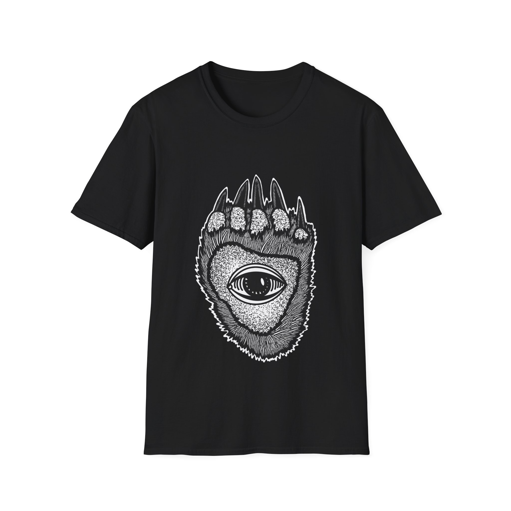 Third Eye Bear Paw T-shirt Design Graphic T-shirt Clothing Shirt ...
