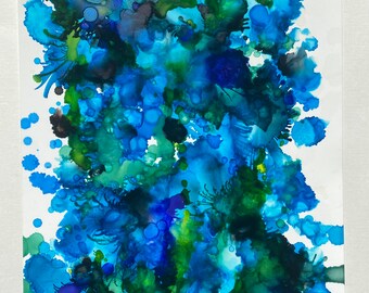 Free Spirit Abstract Alcohol Ink Painting Print - Etsy