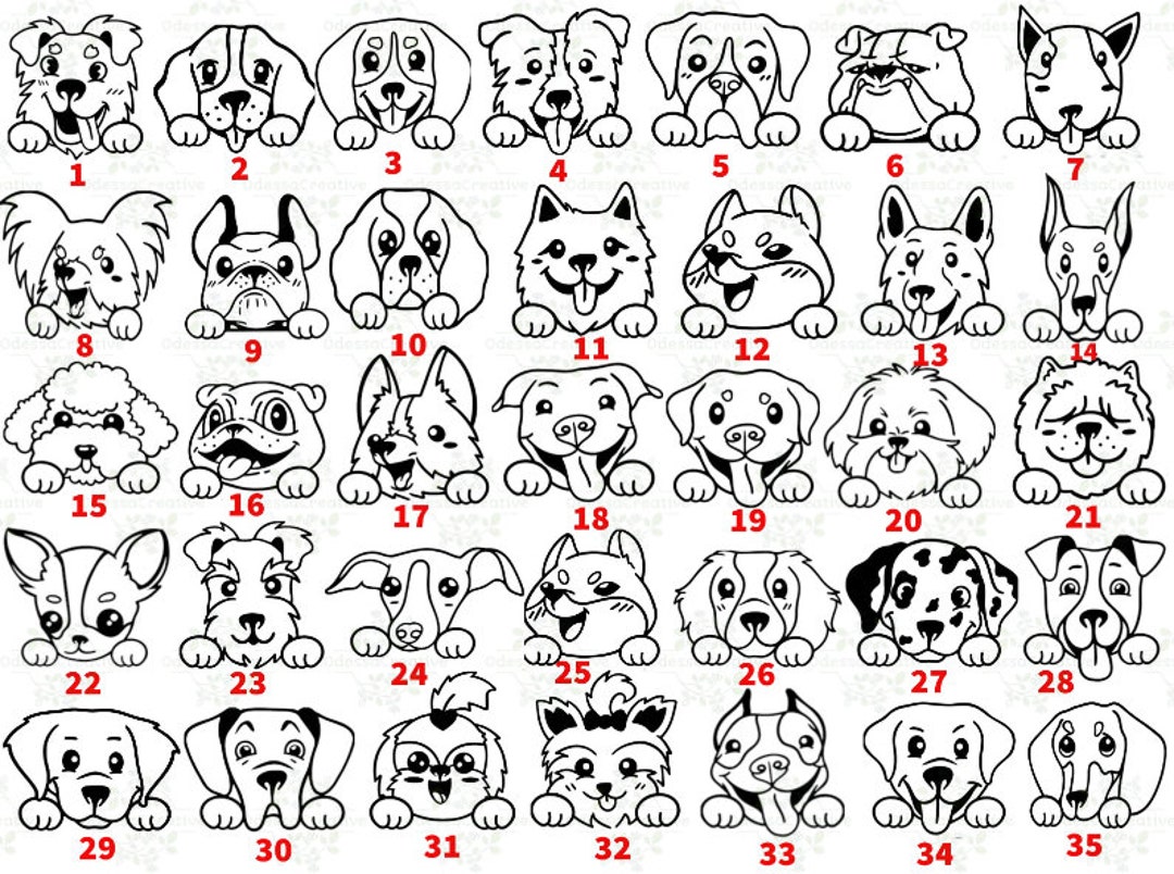 Custom Dog Breed Decal - High Quality Vinyl Sticker W/ Instructions - Etsy