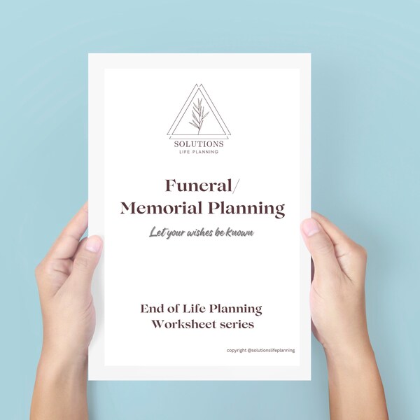 Memorial Service Planning - Etsy