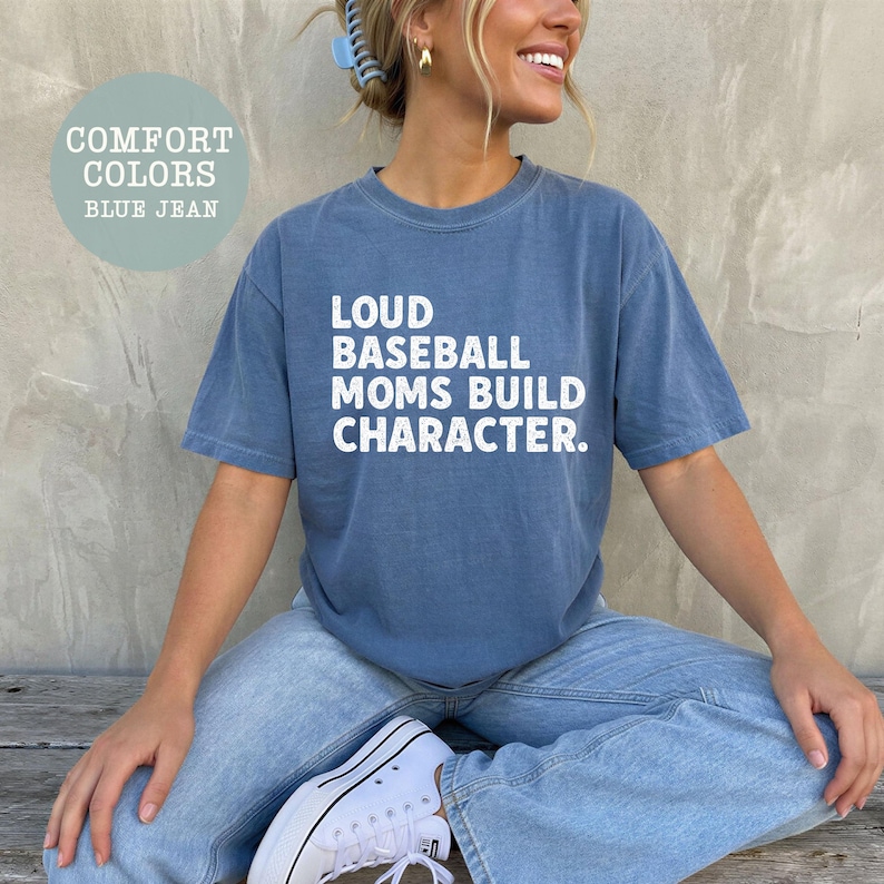 Baseball Mom Shirt, Comfort Colors, Baseball Mama Sweatshirt, Mother's ...