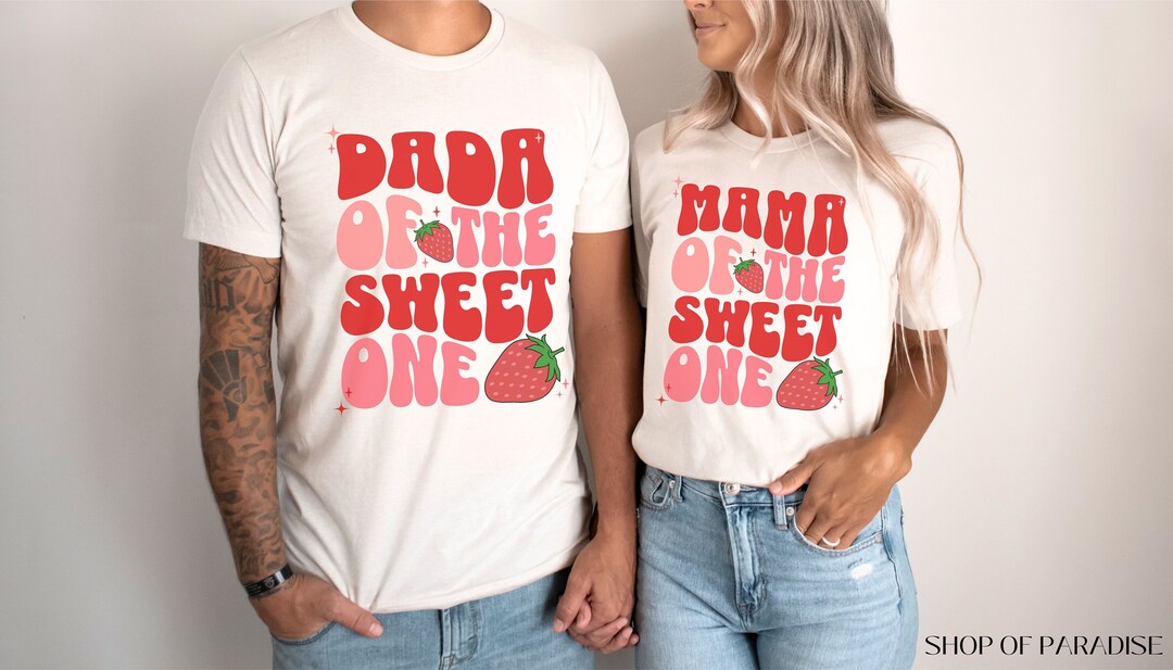 Berry First Birthday Shirts, Sweet One Strawberry Shirts, Personalized ...
