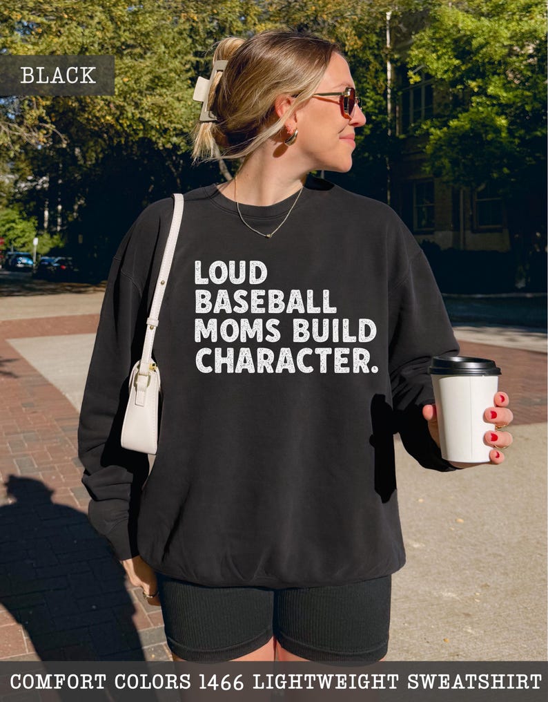 Baseball Mom Shirt, Comfort Colors, Baseball Mama Sweatshirt, Mother's ...