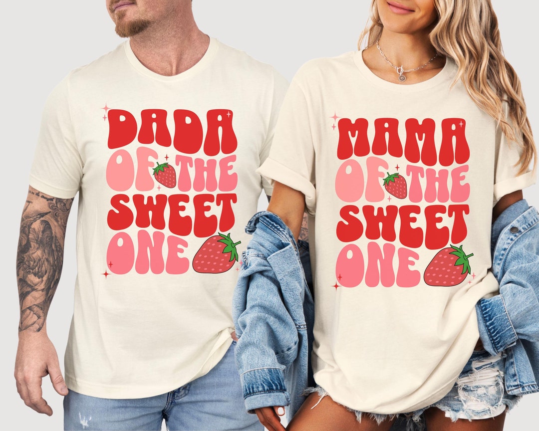 Berry First Birthday Shirts, Sweet One Strawberry Shirts, Personalized ...
