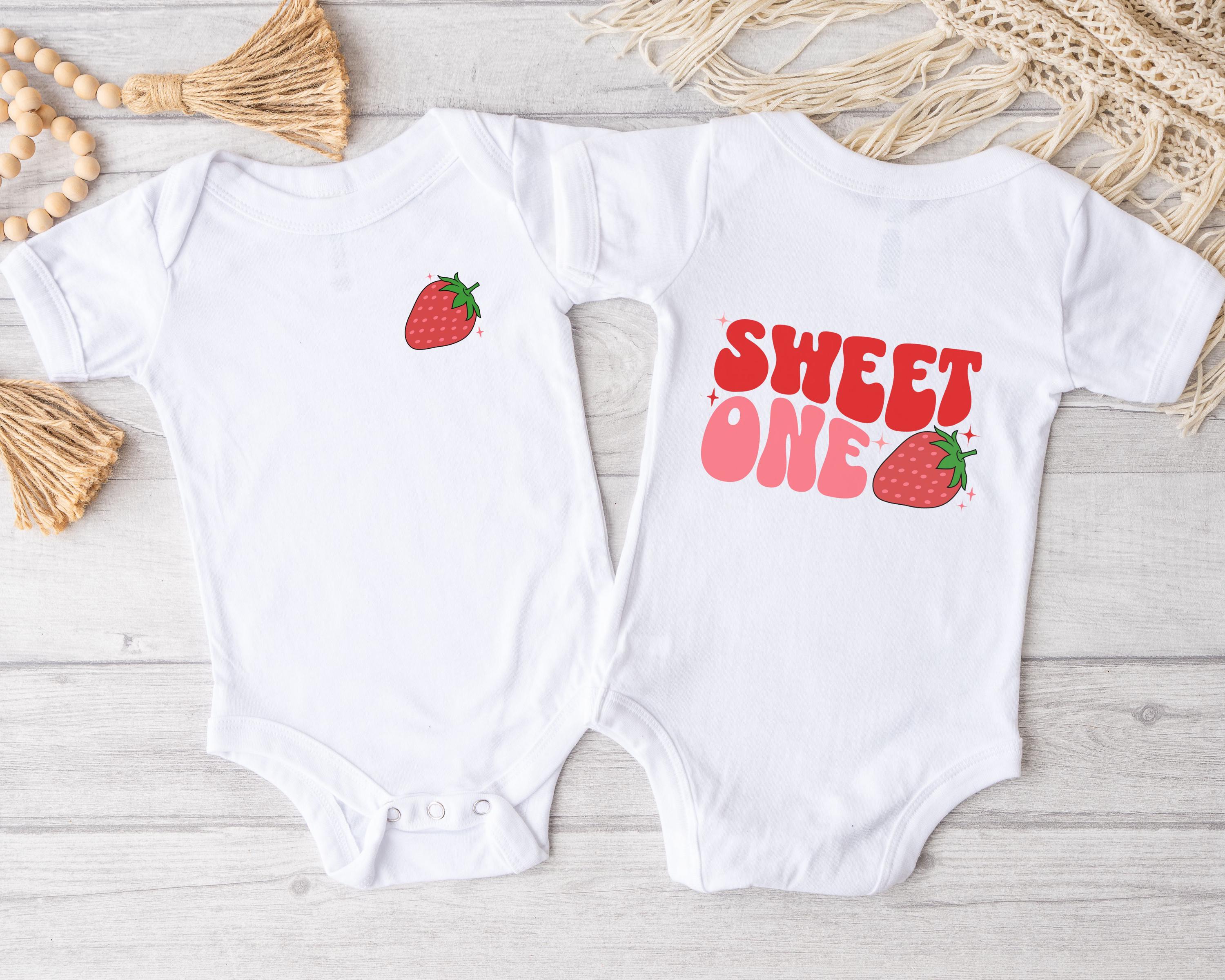 Berry First Birthday Shirts, Sweet One Strawberry Shirts, Personalized ...