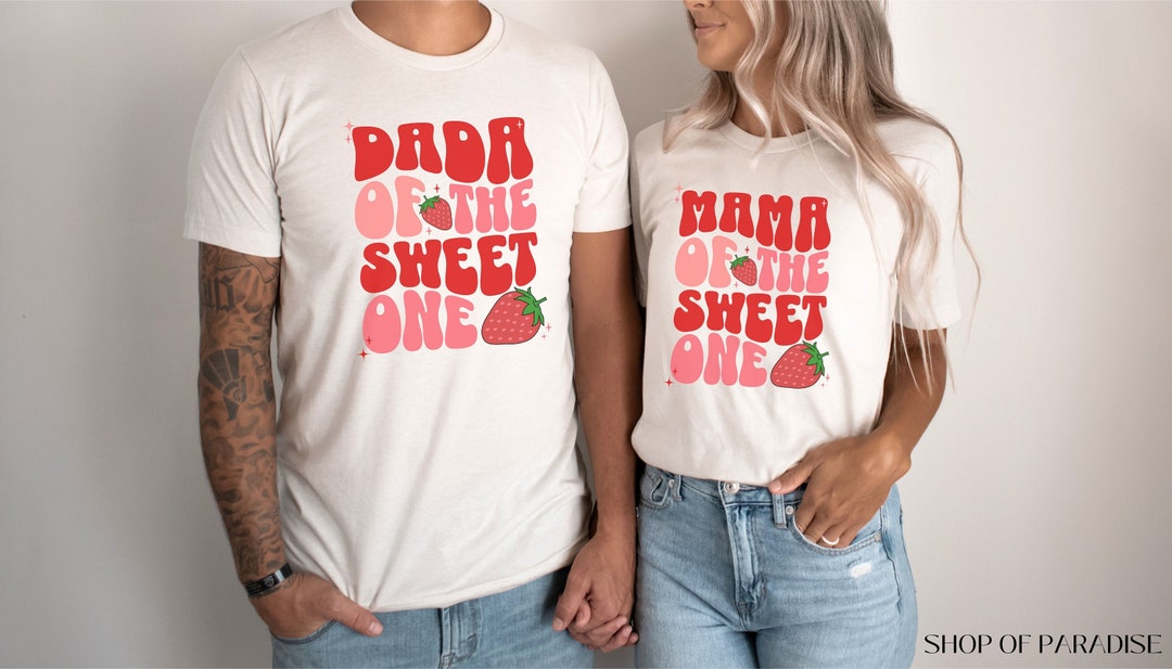 Berry First Birthday Shirts, Sweet One Strawberry Shirts, Personalized ...