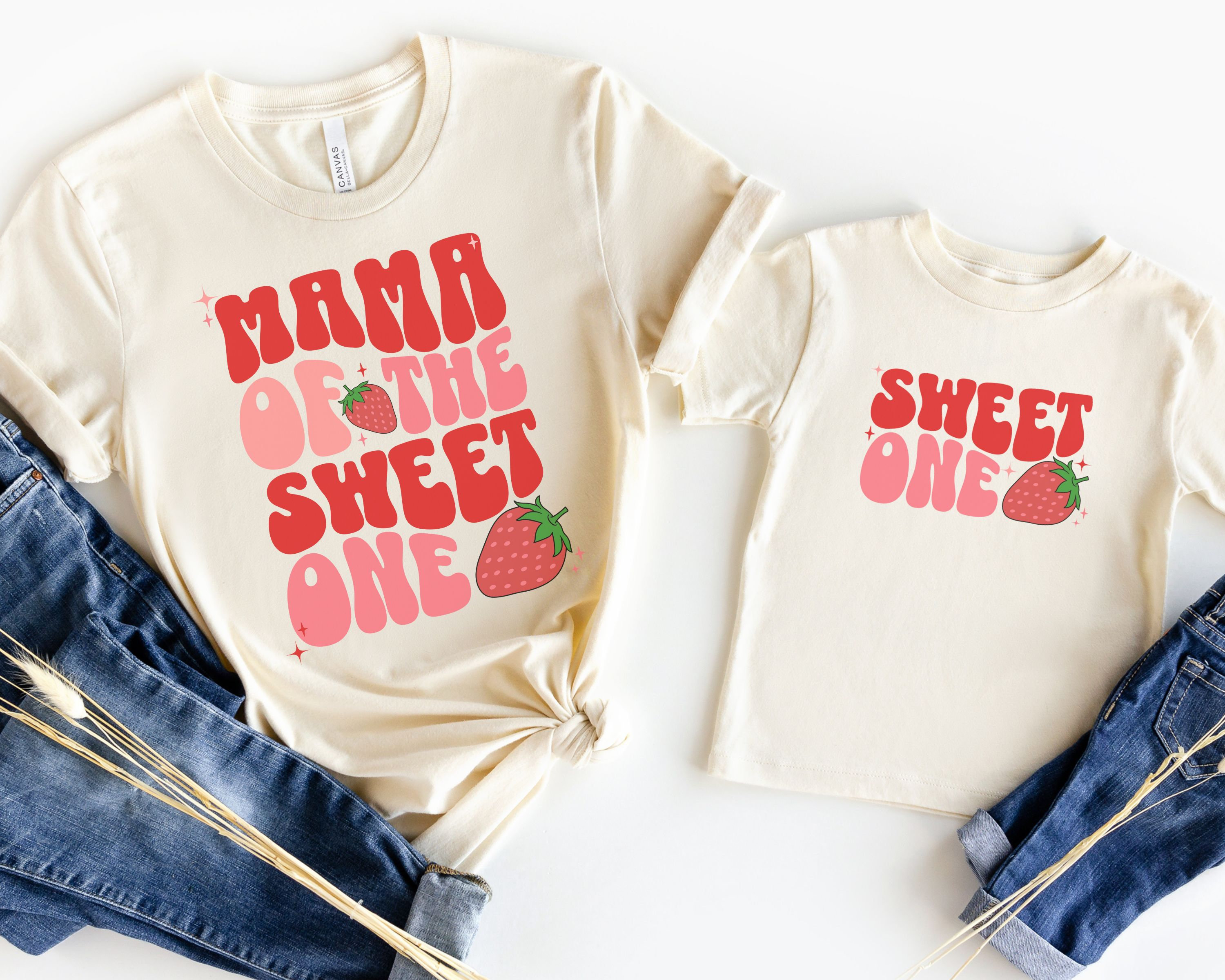 Berry First Birthday Shirts, Sweet One Strawberry Shirts, Personalized ...