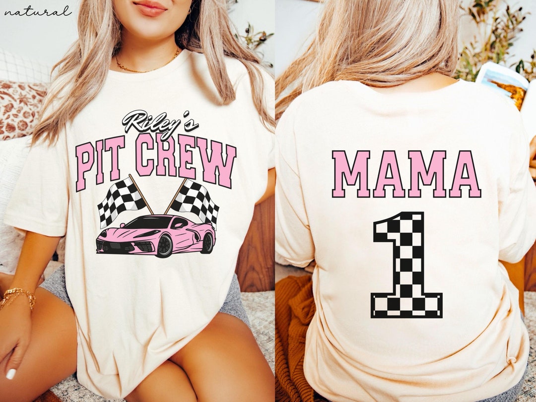 Girl Pink Race Car Birthday Family Matching Shirts, Two Fast Birthday Tshirts, Fast One Birthday ...