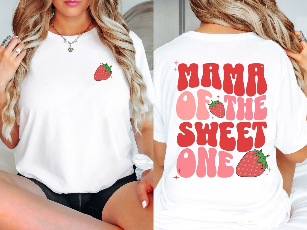 Berry First Birthday Shirts, Sweet One Strawberry Shirts, Personalized ...