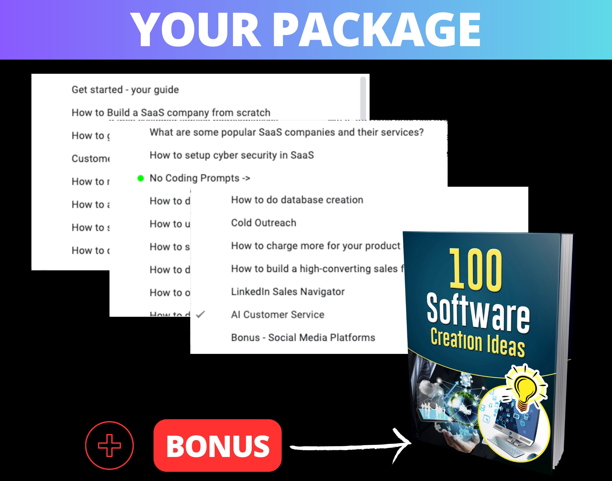2000 Chatgpt Prompts for Building Your No Code SAAS Business Passive ...