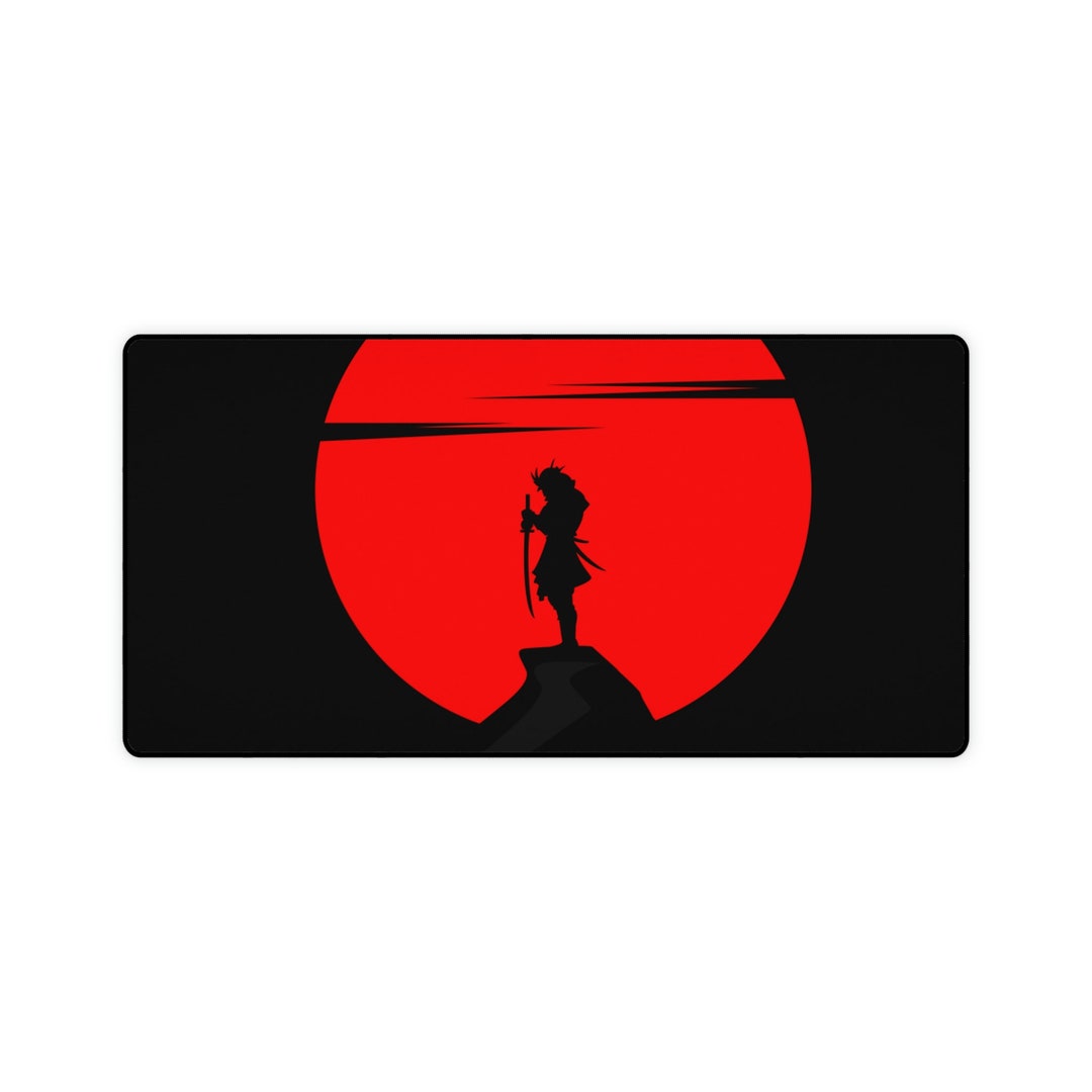 The Samurai, Japanese Samurai Mouse Pad, Large Gaming Mousepad, Gaming ...