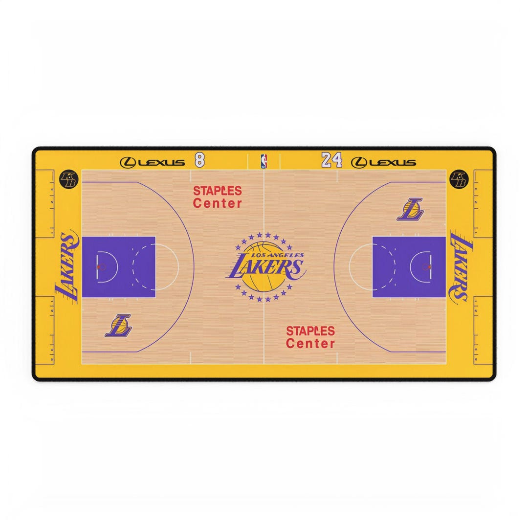 NBA Lakers, Lakers Staples Center Mouse Pad, Large Gaming Mousepad ...