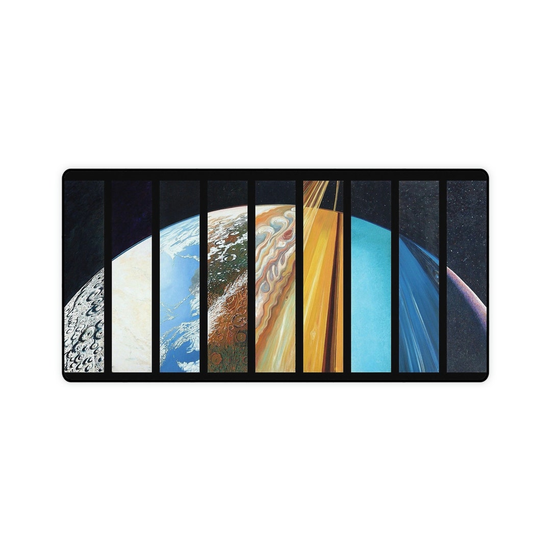 Planet Surface, Solar System Mouse Pad, Large Gaming Mousepad, Gaming ...