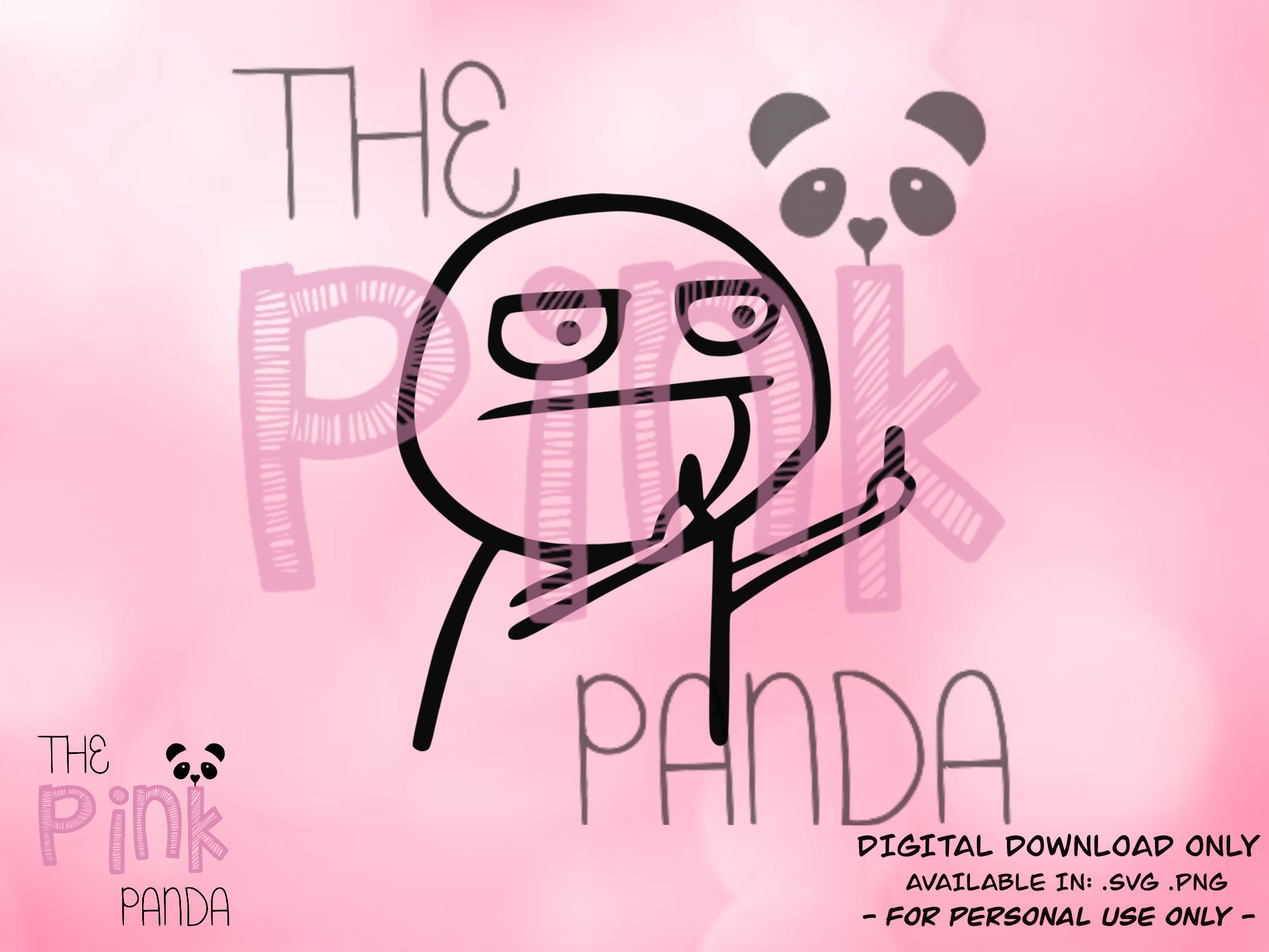 SVG File: Double Middle Finger Meme - Cricut, Silhouette ( .svg + .png ...