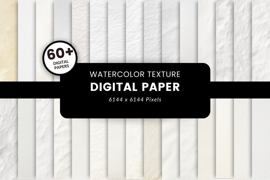 White Digital Papers | Watercolor Paper Textures | Paper Digital ...