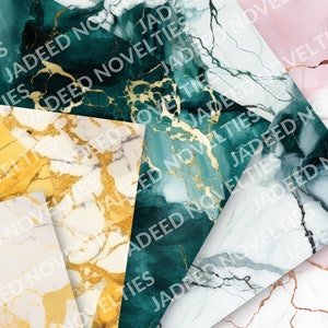 Marble Digital Print Marble Digital Paper Seamless Patterns, White ...