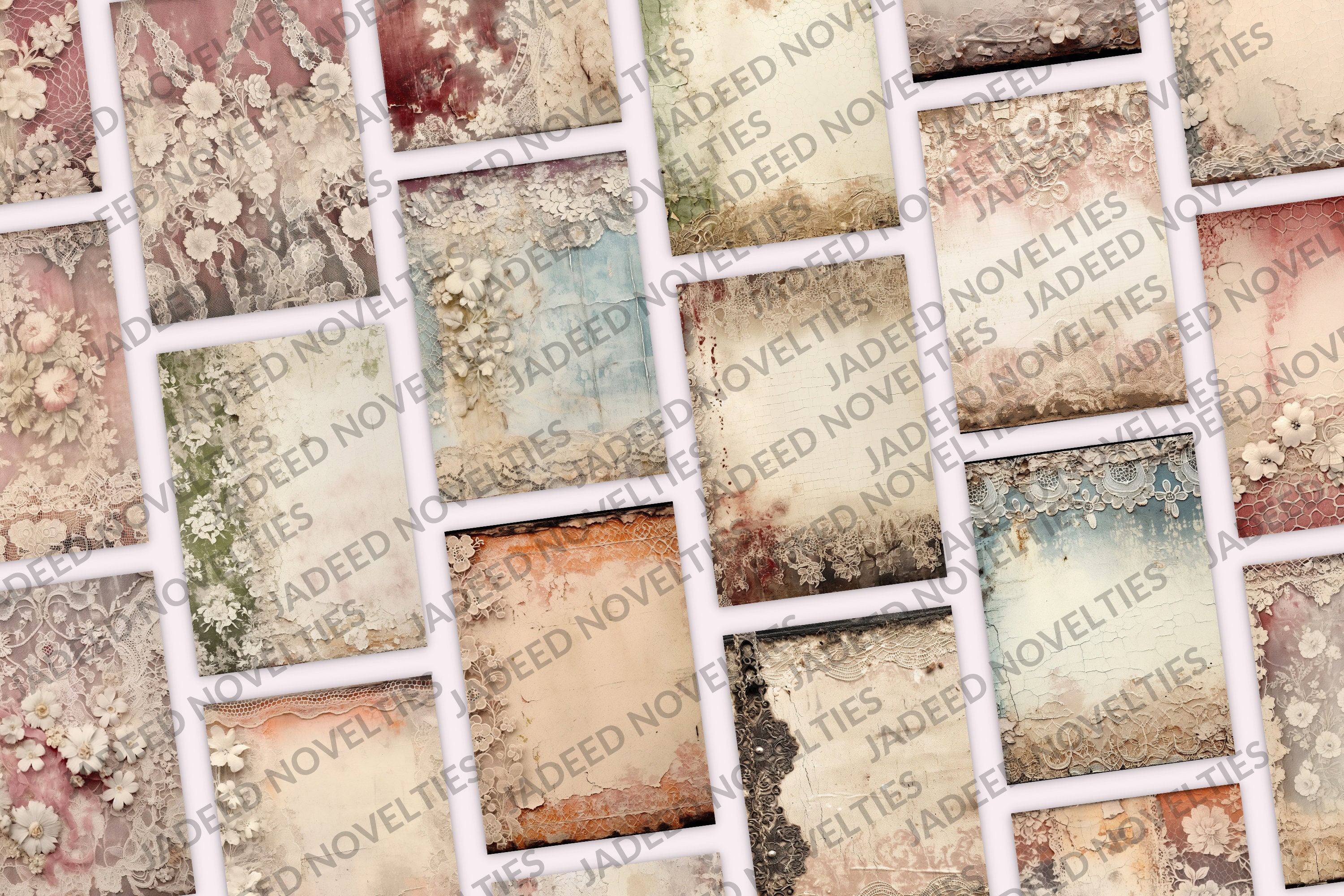 Vintage Pink Lace Paper, Tattered Lace Printable Paper, Antique Paper ...