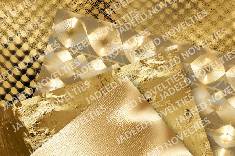 Gold Digital Paper, Seamless Gold Textures, Gold Glitter Backgrounds ...
