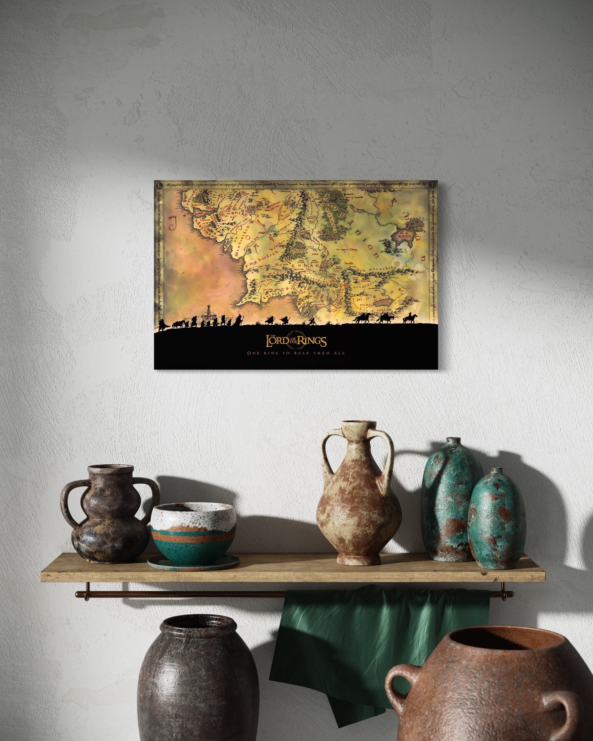 Marvelous Map of the Rings - Etsy