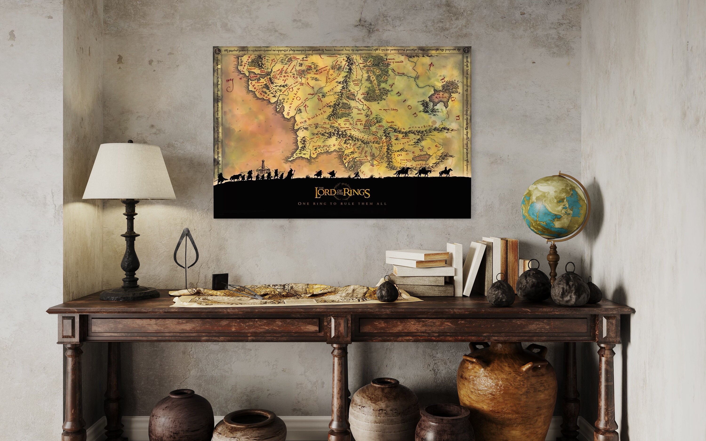 Marvelous Map of the Rings - Etsy