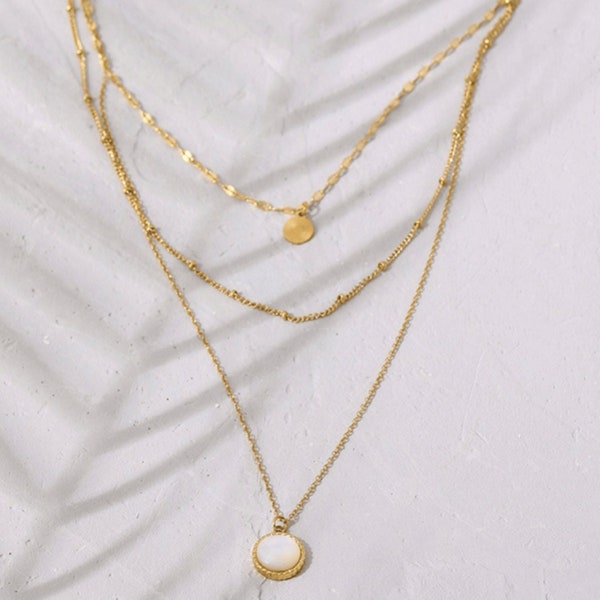 Three Layer Necklace - Etsy