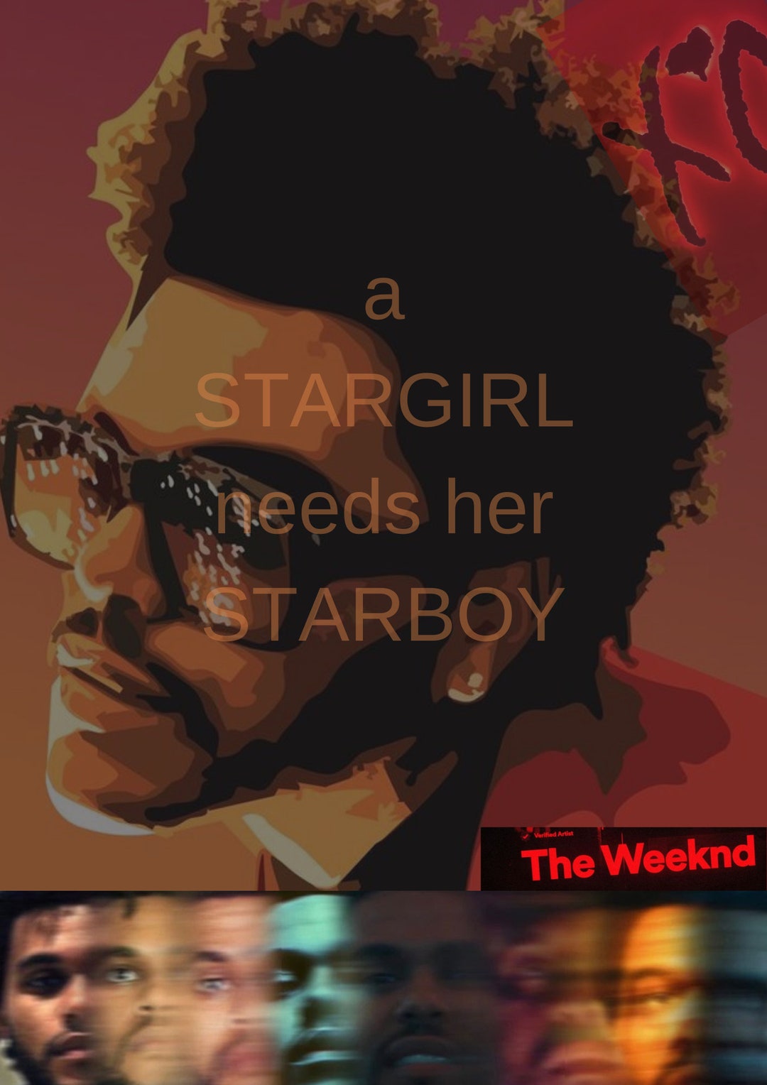 The Weeknd Poster, the Weeknd, Music, Music Wall Art, Decor for Room ...