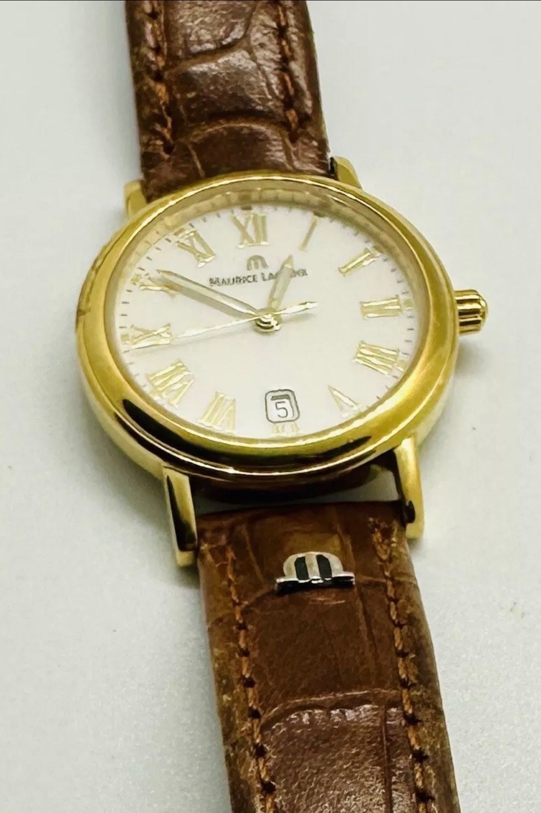 Maurice Lacroix Mens Watch. GOLD/STEEL SKU 146 - Etsy