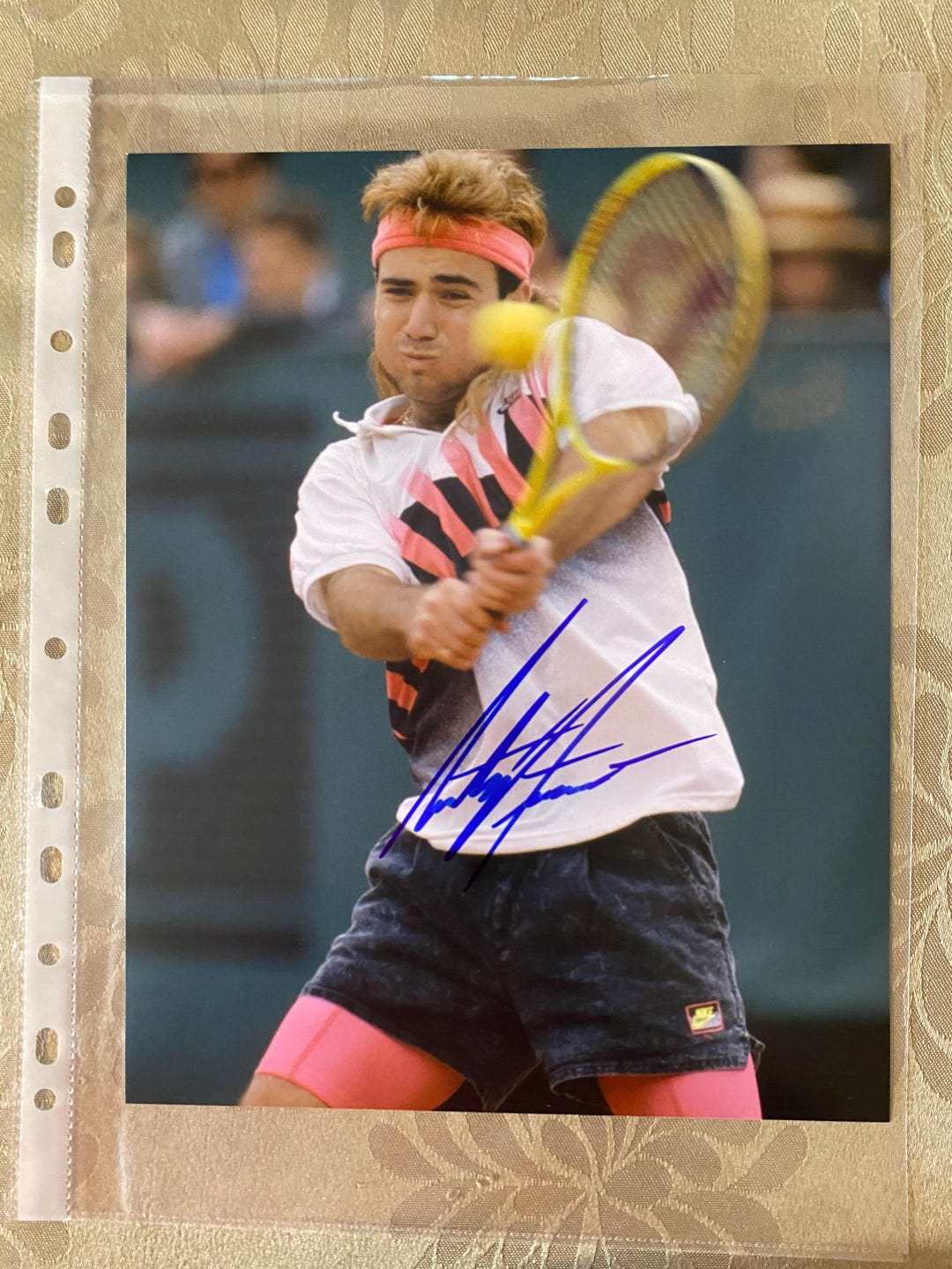 Andre Agassi Signed 8x10 Photo With COA - Etsy
