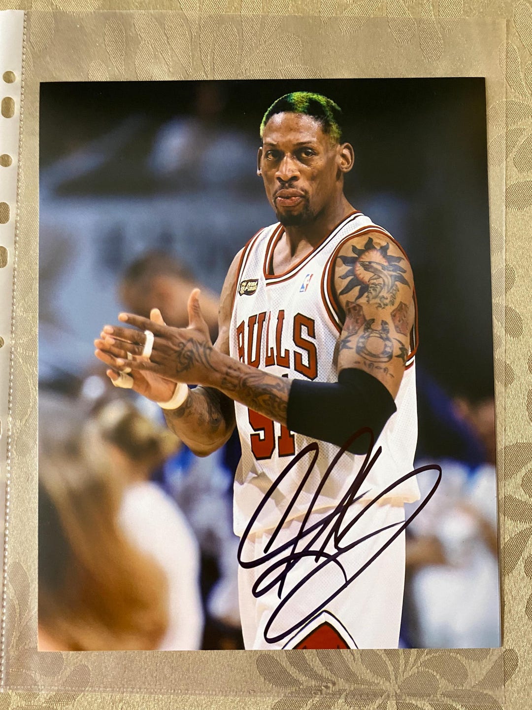 Dennis Rodman Signed 8x10 Photo With COA - Etsy