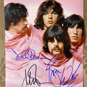 Pink Floyd Hand Signed 8x10 Photo With COA Roger Waters, David Gilmour ...