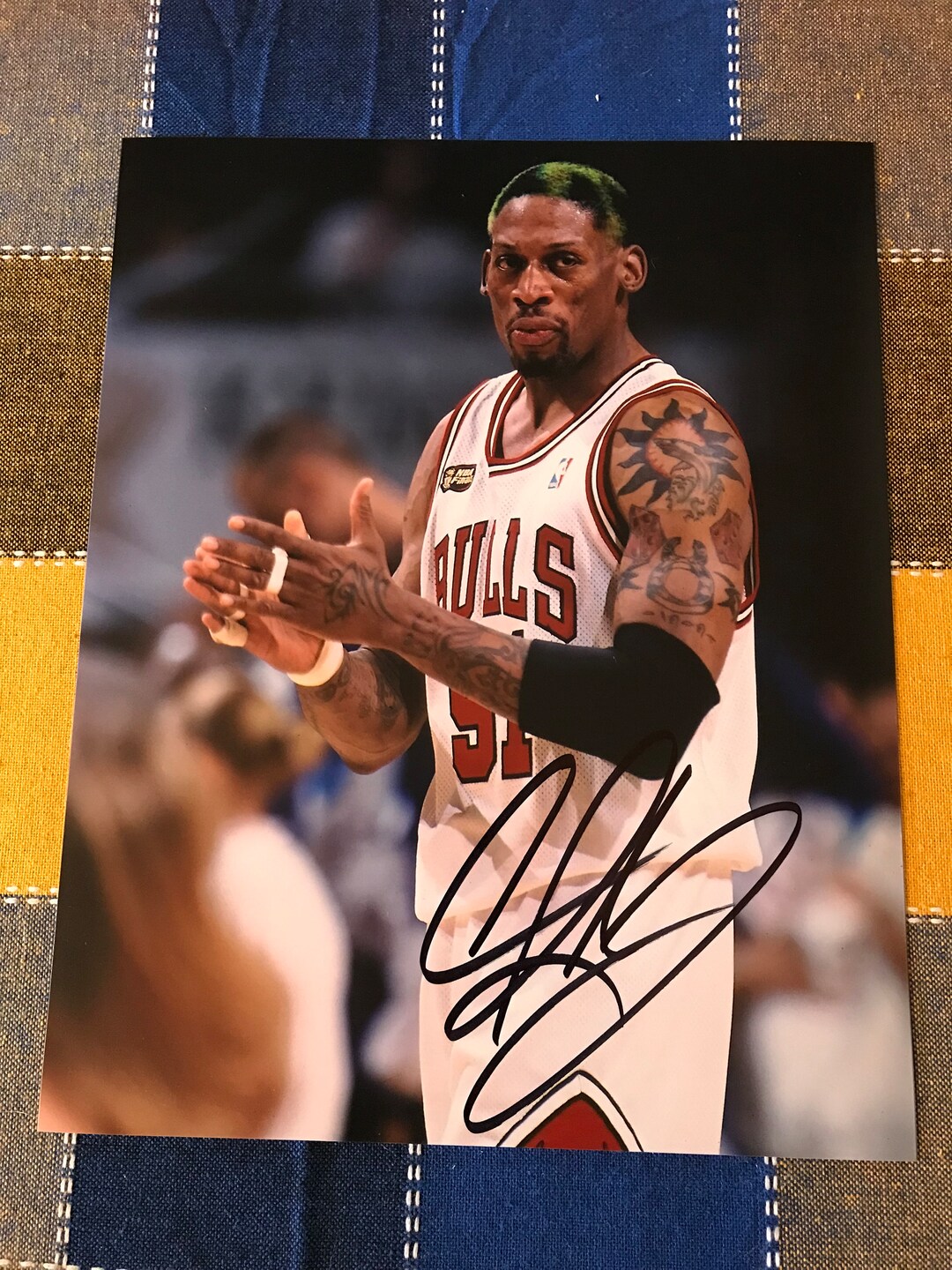 Dennis Rodman Hand Signed 8x10 Photo With COA - Etsy