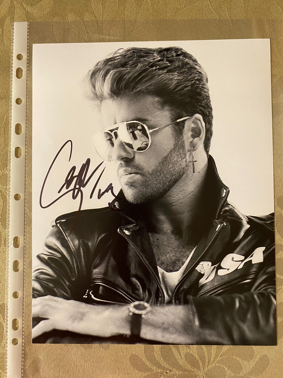 George Michael Signed 8x10 Photo With COA - Etsy