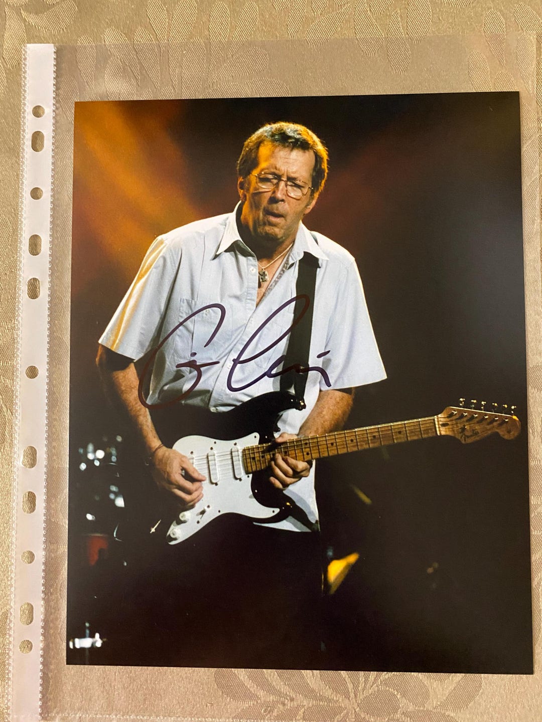 Eric Clapton Signed 8x10 Photo With COA - Etsy